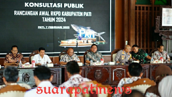 Konsultasi Publik Rancangan Awal Rkpd 2024 Pj Bupati Pati Tingkatkan
